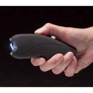 Nimrod's Wares Mace STUN Gun 2.4 Million Volts + LED Light + CASE Bundle with Microfiber Cloth