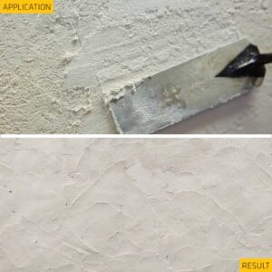 Sikacryl - Stucco Repair - Ready-Mix Stucco Patch, White - Repair spalls/Large Cracks in Stucco - Interior/Exterior - Acrylic-Based, Textured - 1 qt