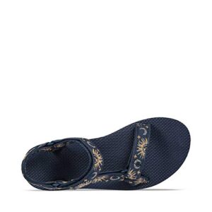 Teva Women's Original Universal Sandal, Sun and Moon Insignia Blue, 8