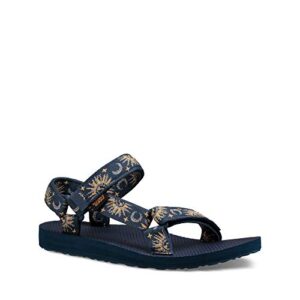 Teva Women's Original Universal Sandal, Sun and Moon Insignia Blue, 8