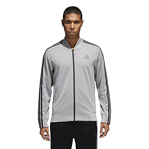 adidas Men's Track Tennis Jacket Squad ID Track Grey (Medium, Grey)