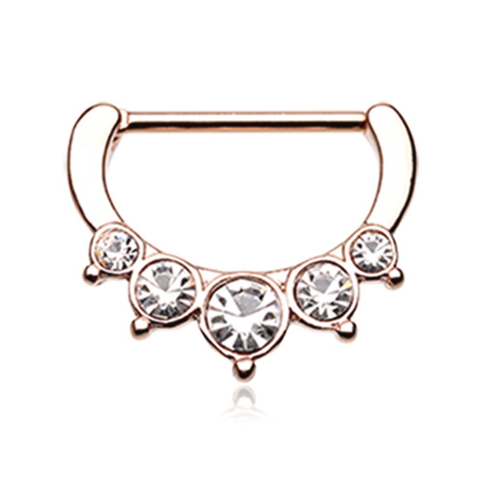 Classic Precia Sparkle WildKlass Nipple Clicker (Rose Gold)