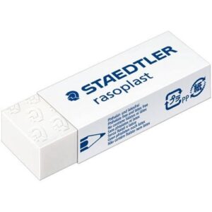 Staedtler Large Rasoplast Pencil Eraser (526 B20) Pack of 5 Erasers