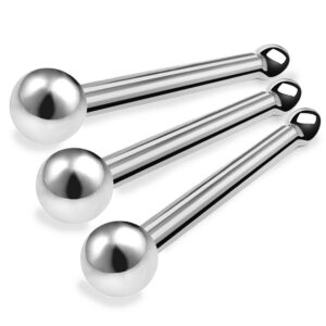 bodyjewellery 3pcs 20g 0.8mm nose stud bone straight bar nostril ring surgical stainless steel 2mm ball