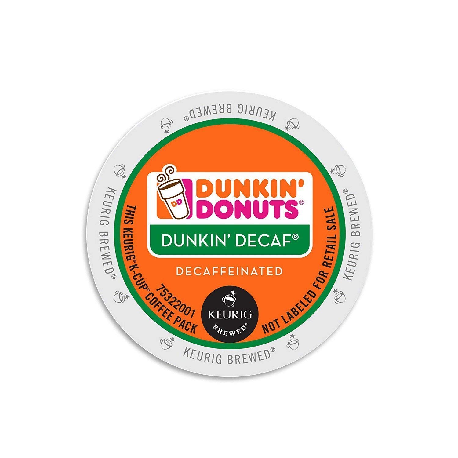 Dunkin' Donuts Decaf Coffee K-Cups, 24 count/box - Pack 0f 4(total 96 count)