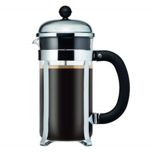 bodum chambord 8 cup french press coffee maker, chrome, 1.0 l, 34 oz