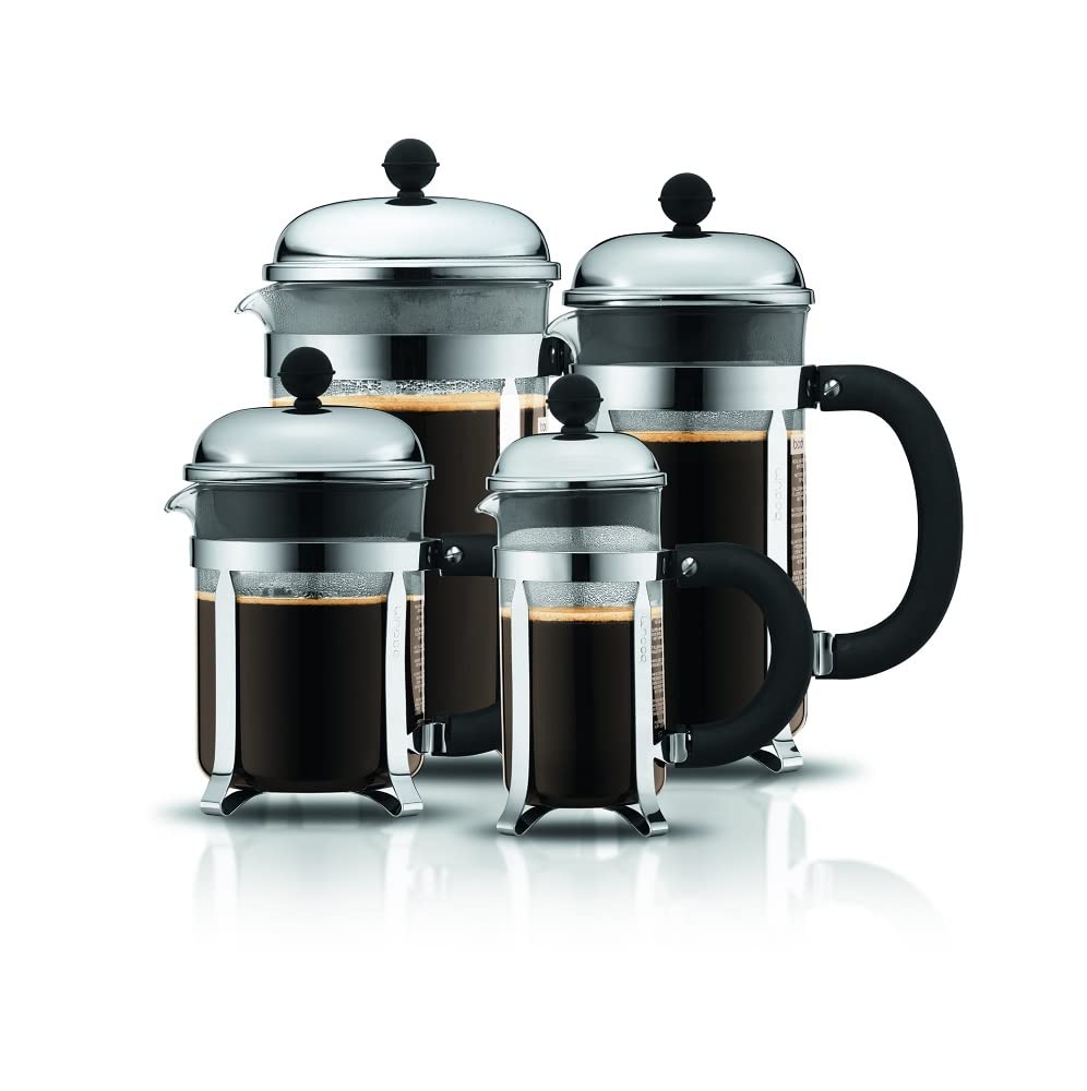 Bodum Chambord 8 Cup French Press Coffee Maker, Chrome, 1.0 l, 34 oz