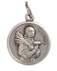 i g j saint lucy medal - protector of eyesight