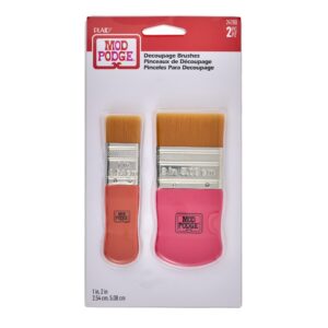 mod podge brush set, small, multicolor, 2 count