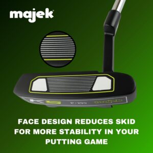 Majek K5 P-200 Golf Putter Right Handed Blade Style with Alignment Line Up Hand Tool 34 Inches Men's Standard Length Perfect for Lining up Your Putts