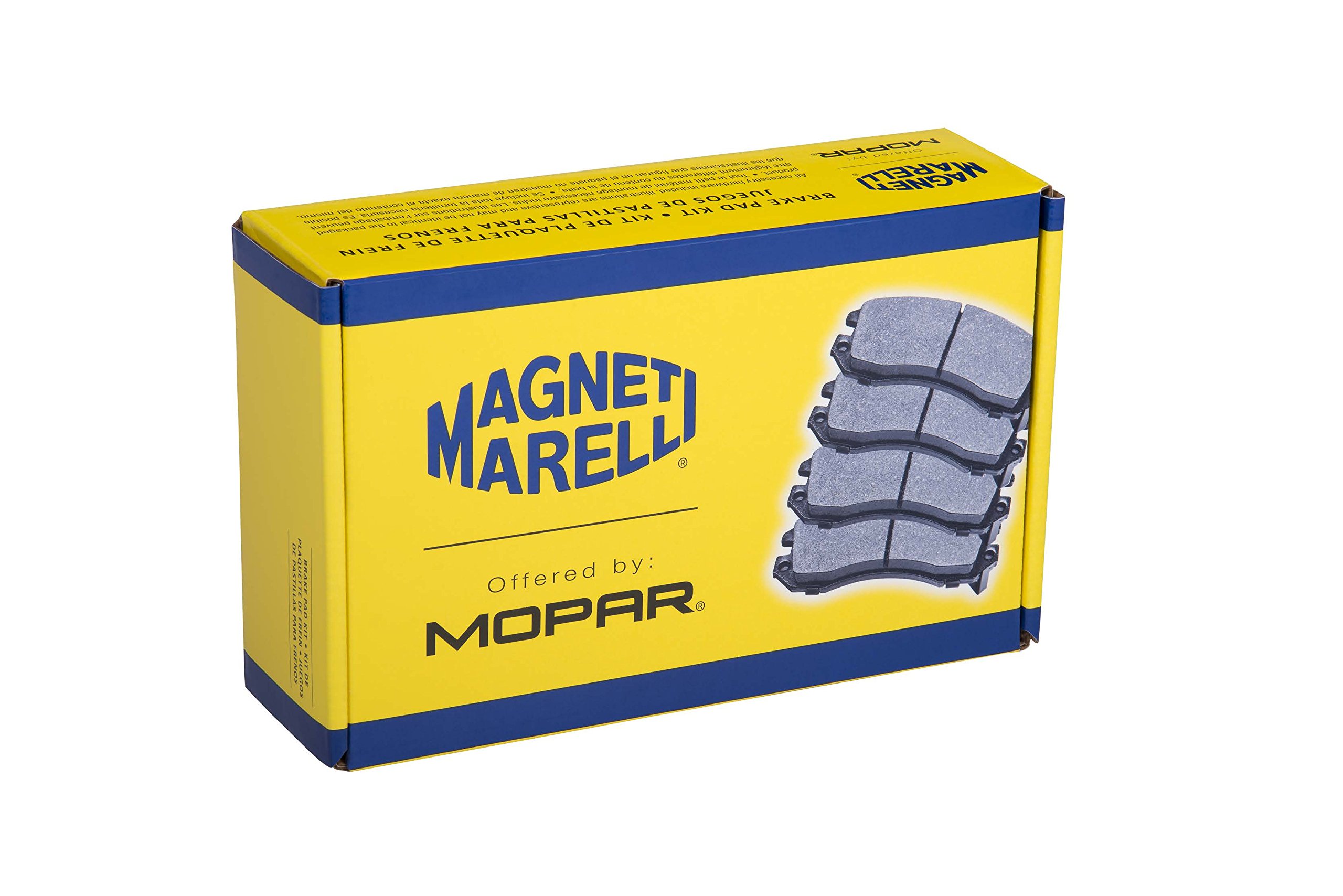 Magneti Marelli by Mopar 2AMV4386AA Brake Pad Set, 2 Pack