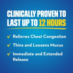 Mucinex SE 12 Hour Chest Congestion Expectorant, Tablets, 68 Count