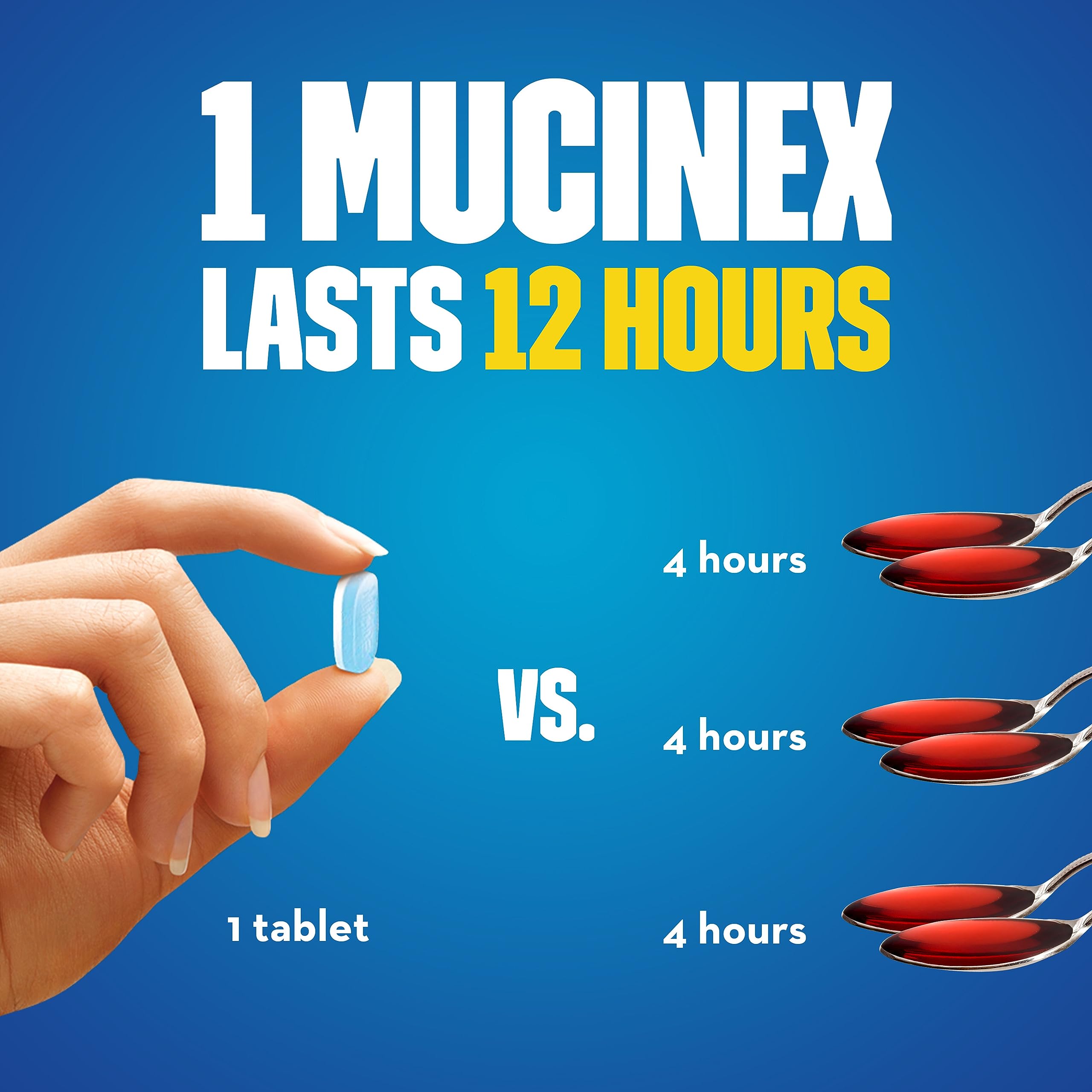 Mucinex SE 12 Hour Chest Congestion Expectorant, Tablets, 68 Count