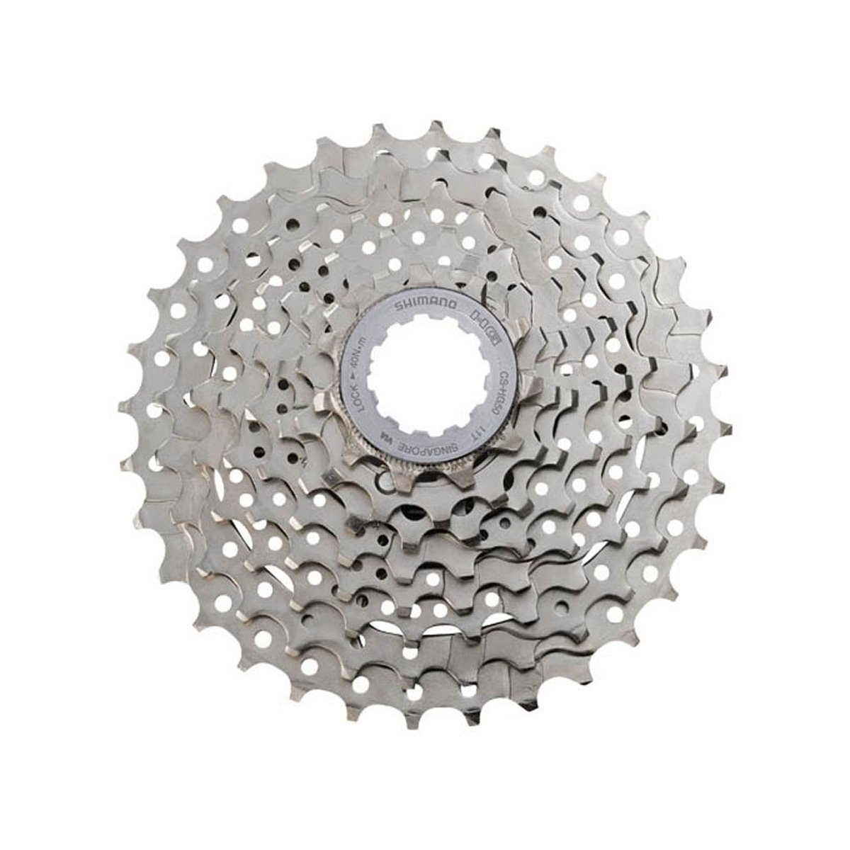 SHIMANO Cassette Sprocket, Cs-Hg50 8-S, Ni-Plated, 11-13-15-18-21