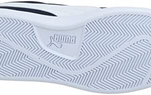 PUMA Men's Smash 2 Sneaker, Peacoat-White, 10 M US