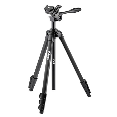 Velbon M45 Tripod with 3-Way Pan Head - Black