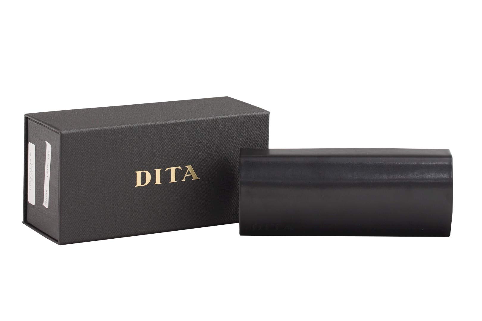 Dita DRX-2030B-59-Z - Mach-One Sunglasses Shiny 18K Gold - Black w/D.Brown to Clear-AR 59mm