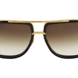 Dita DRX-2030B-59-Z - Mach-One Sunglasses Shiny 18K Gold - Black w/D.Brown to Clear-AR 59mm