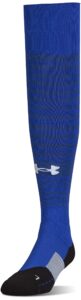 under armour kids' ua global performance over-the-calf soccer socks ylg blue