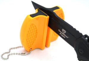 snake eye tactical dual stage portable knife sharpener outdoors camping hunting fishing