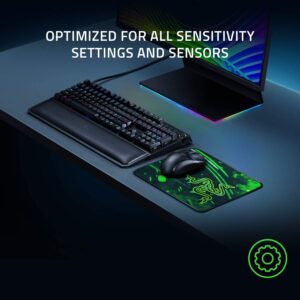 Razer Goliathus Speed (Small) Gaming Mousepad: Smooth Gaming Mat - Anti-Slip Rubber Base - Portable Cloth Design - Anti-Fraying Stitched Frame - Stealth