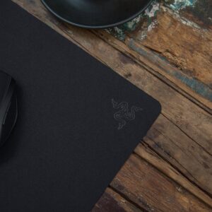 Razer Goliathus Speed (Small) Gaming Mousepad: Smooth Gaming Mat - Anti-Slip Rubber Base - Portable Cloth Design - Anti-Fraying Stitched Frame - Stealth