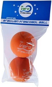 frescobol balls, brazilian papaya orange ball 2-pack by vero