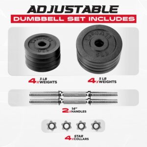 Yes4All Adjustable Dumbbell 40.02 lbs