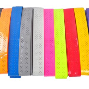 Gullor Racket Grip Anti Slip Perforated Super Absorbent Tennis Overgrip Badminton Overgrip - 5PCS(Color May Vary)