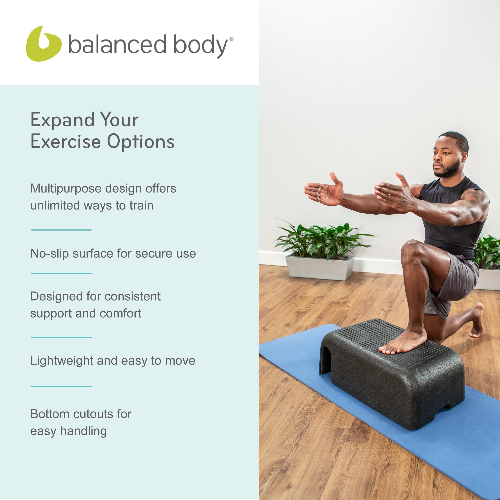 Balanced Body Sitting Box Lite, Exercise Block