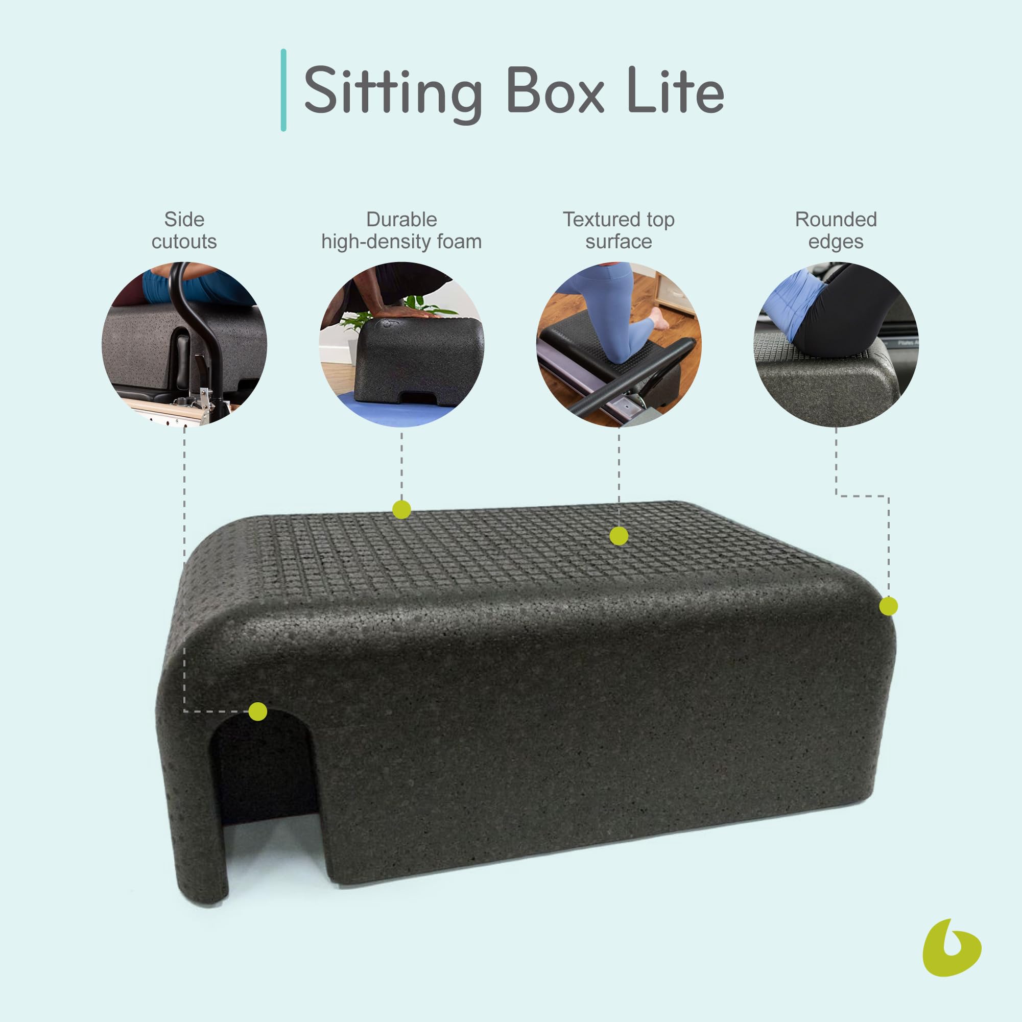 Balanced Body Sitting Box Lite, Exercise Block