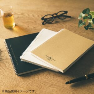 KOKUYO D Shaped Soft Ring Notebook, 5mm Grid Ruled, 70 Sheets, A5, Black, Japan Import (SU-SV437S5-D)