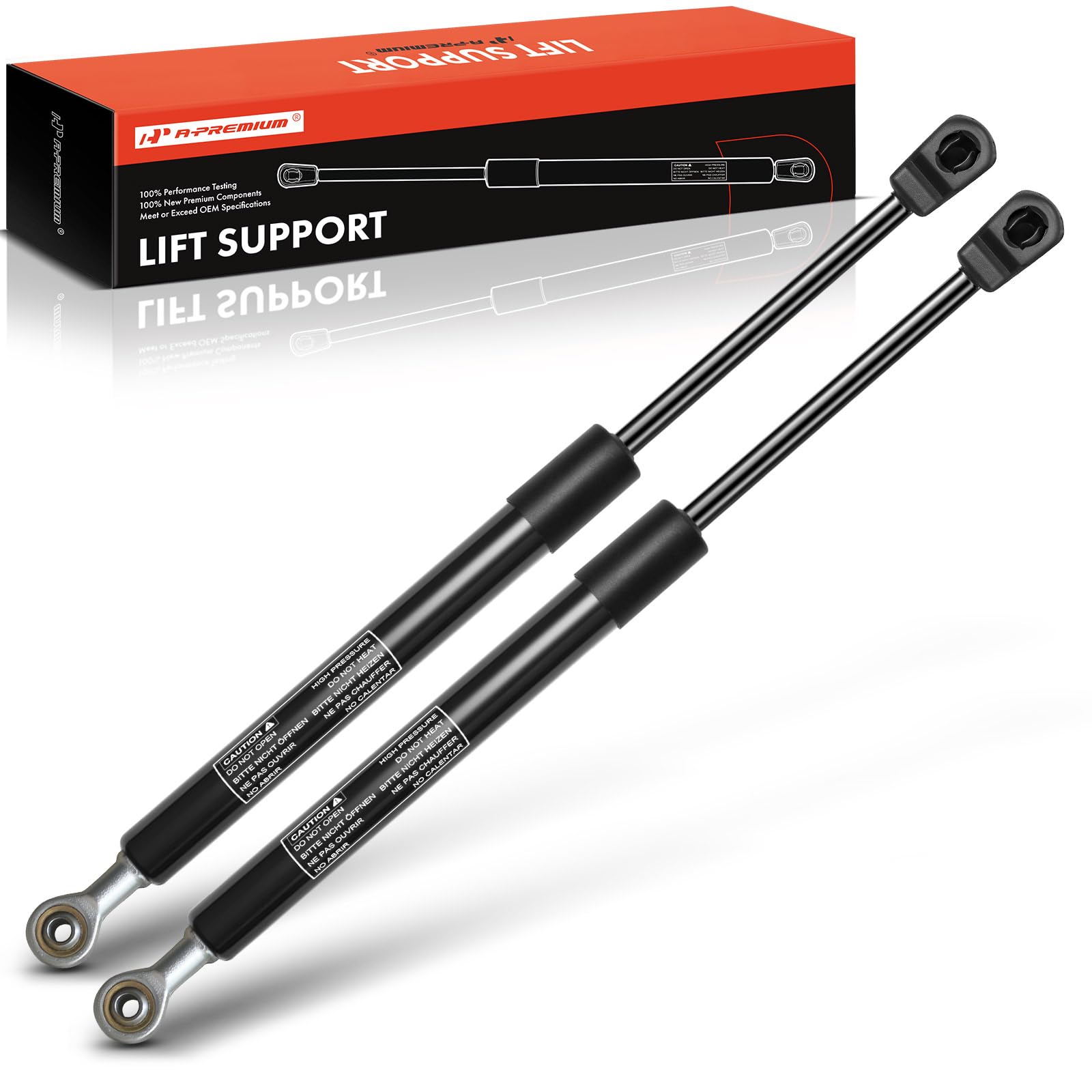 A-Premium Rear Window Glass Lift Supports Shock Struts Compatible with Select Ford & Mercury Models - Taurus, Sable, 1996-2006 Wagon - Replace# F6DZ74406A10A, F6DZ7442104(2PC Set)