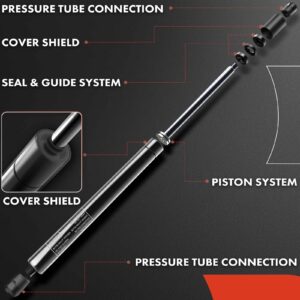 A-Premium Rear Window Glass Lift Supports Shock Struts Compatible with Select Ford & Mercury Models - Taurus, Sable, 1996-2006 Wagon - Replace# F6DZ74406A10A, F6DZ7442104(2PC Set)