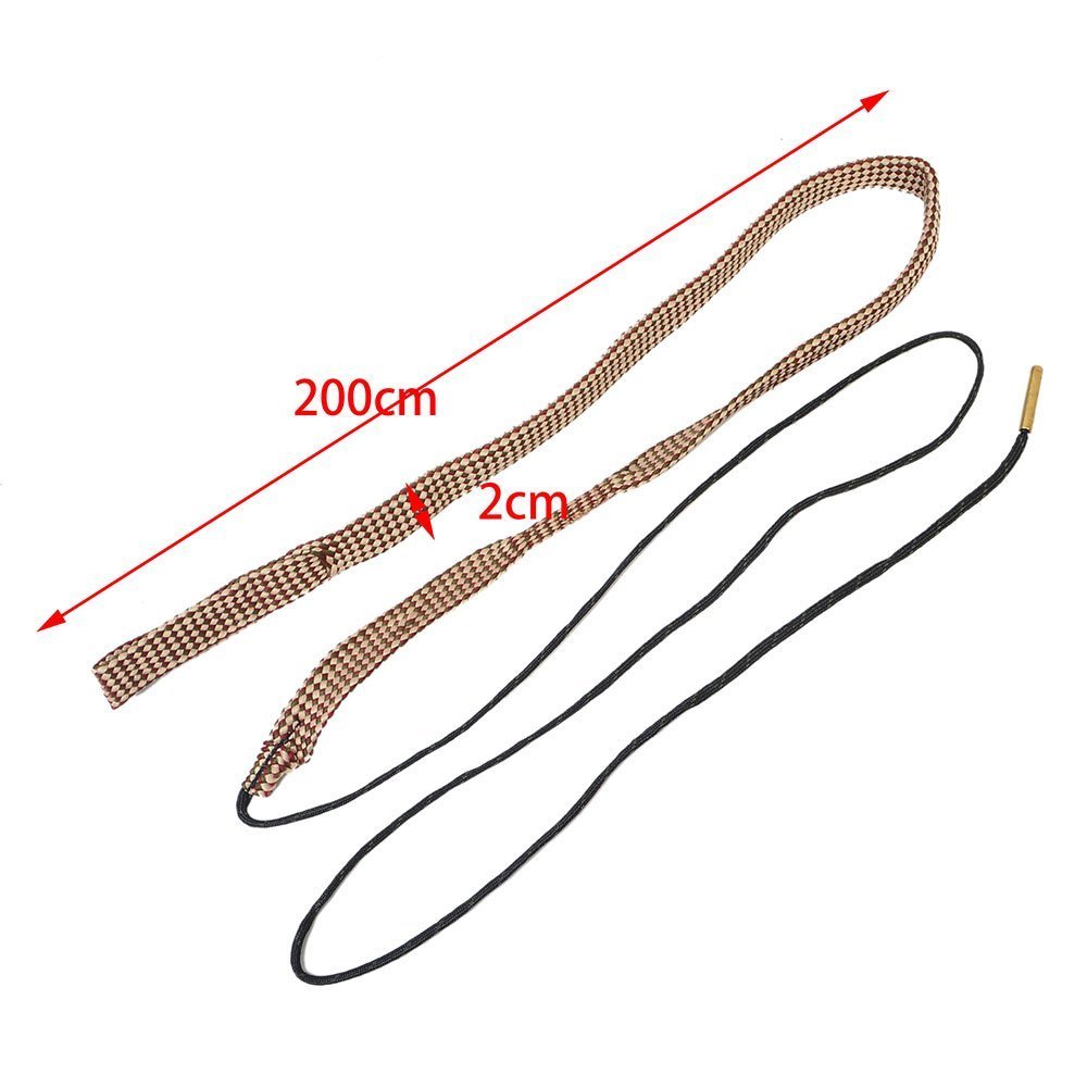 Aimee_JL New Bore Cleaner .270 Cal .280 .284 & 7mm Cal Gun Barrel Cleaning Rope Rifle/Pistol/Shotgun Brass Brush Cleaning Cord