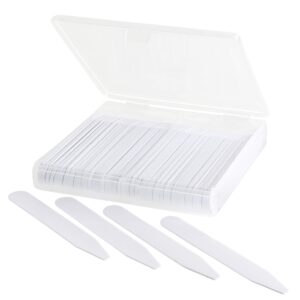 200 plastic collar stays for men dress shirts 2.5 inch