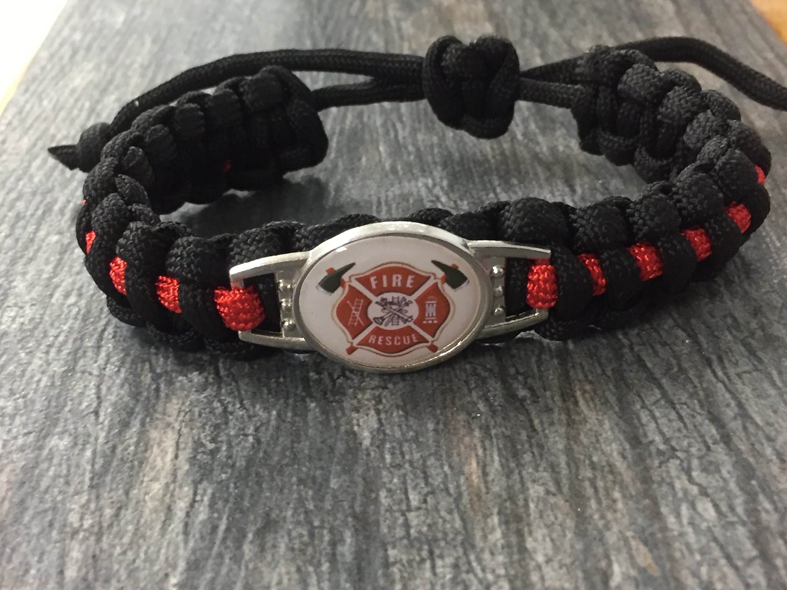 Infinity Collection Firefighter Bracelet, Firefighting Bracelet, Firefighter Paracord Gift for Firefighter or Firefighter Wife