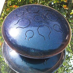 Stardust Stainless Steel Double VibeDrum – 18 Notes - B – in Various Scales - Handpan - Steel Tongue Drum