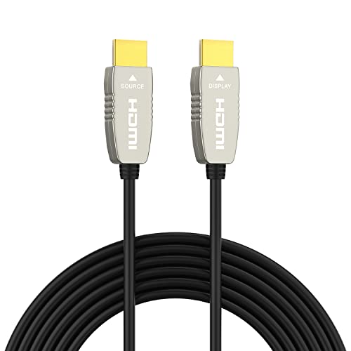 RUIPRO 4K HDMI Fiber Optic Cable 50 Feet 18Gbps 4K@60Hz ARC HDR10 Ultra Slim Flexible HDMI 2.0b Cable