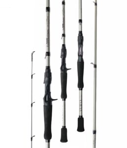 fitzgerald vursa series casting rods 6'8"-7'8” most versatile rods, lightweight & sensitive tournament performance designed for freshwater and inshore, great for bass, walleye or musky fishing