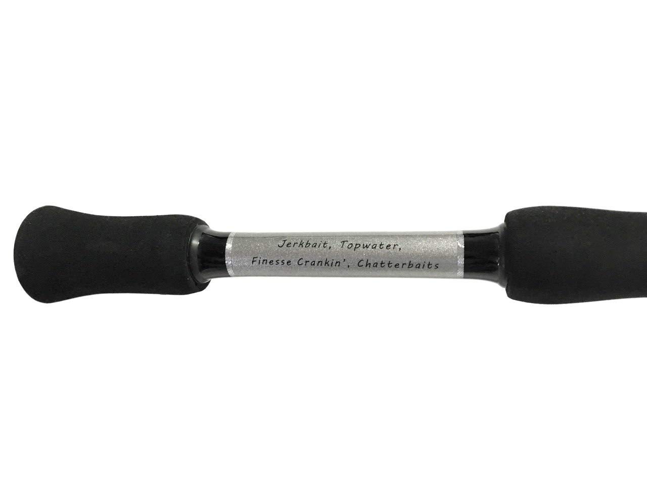 Fitzgerald Vursa Series Casting Rods 6'8"-7'8” Most Versatile Rods, Lightweight & Sensitive Tournament Performance Designed for Freshwater and Inshore, Great for Bass, Walleye or Musky Fishing