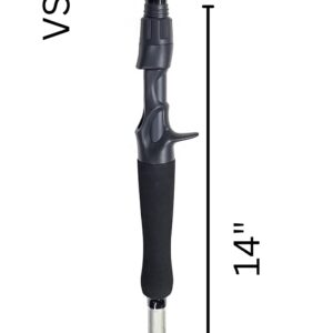 Fitzgerald Vursa Series Casting Rods 6'8"-7'8” Most Versatile Rods, Lightweight & Sensitive Tournament Performance Designed for Freshwater and Inshore, Great for Bass, Walleye or Musky Fishing