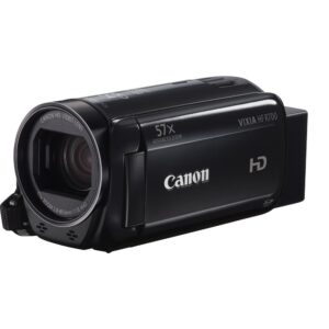 canon vixia hf r700 full hd camcorder with 57x advanced zoom, 1080p video, 3in touchscreen and digic dv 4 image processor - black (renewed)