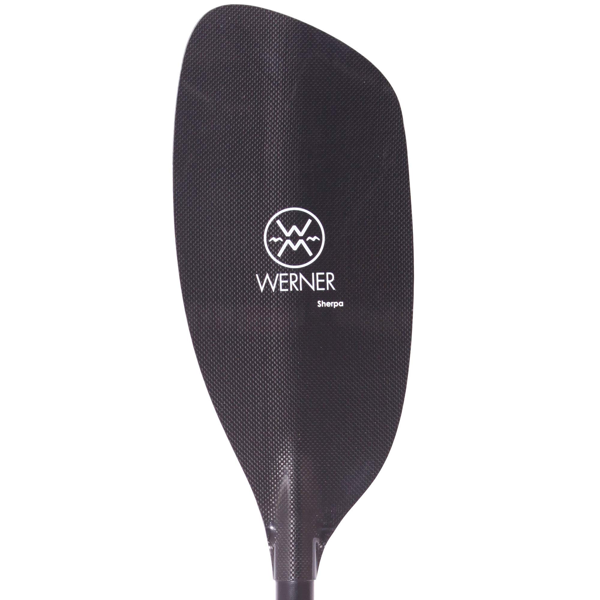 Werner Sherpa Carbon Straight Shaft Whitewater Kayak Paddle-197cm