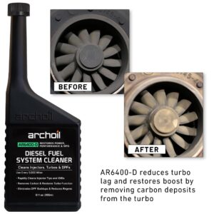 Archoil AR6400-D Diesel Fuel System Cleaner - Cleans Injectors, Turbo, DPF & EGR