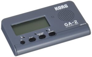 korg ga-2 handheld chromatic tuner silver