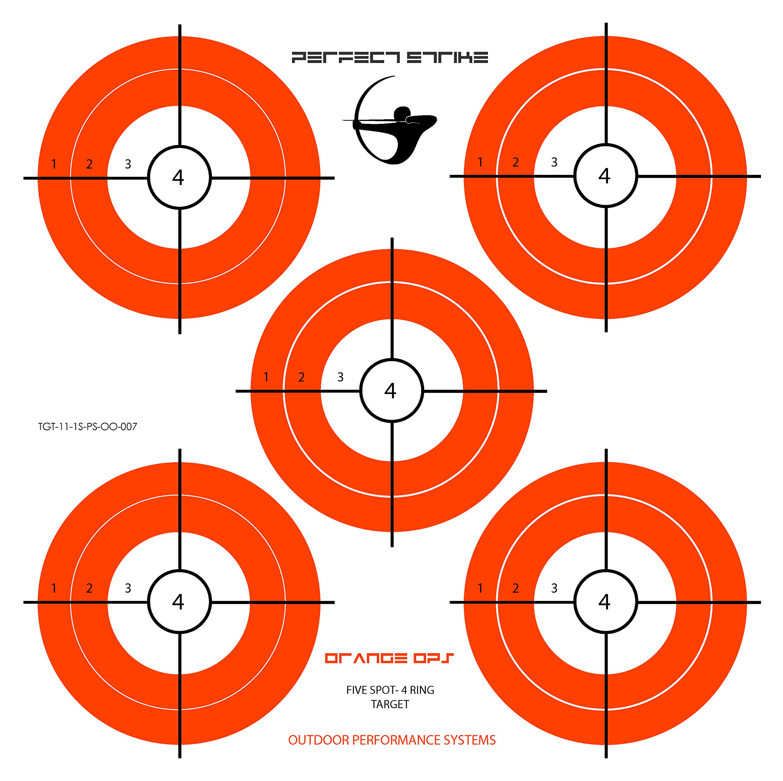 Heavy Paper Targets for Archery and Marksmanship. Great for practice indoors at the range or in the back yard. 12"x12" (12 Targets)