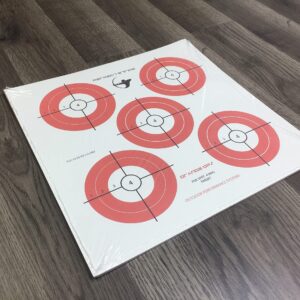 Heavy Paper Targets for Archery and Marksmanship. Great for practice indoors at the range or in the back yard. 12"x12" (12 Targets)