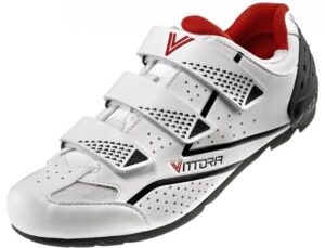 vittoria force spd spin cycling shoes (44 m eu / 10 d(m) us, white)