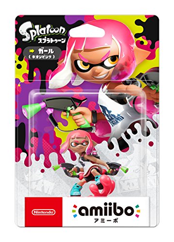 Nintendo amiibo - Inkling Girl (Neon Pink) (Splatoon series) Japan Import (Original Version)